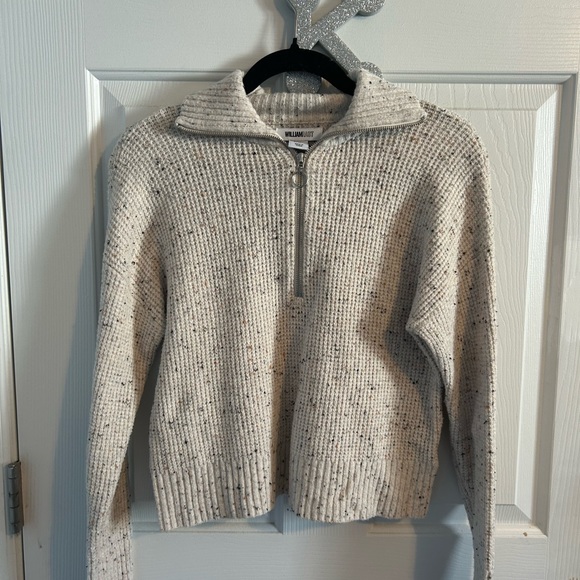 William Rast | Sweaters | Adorable Cream With Rainbow Embroidery Within ...